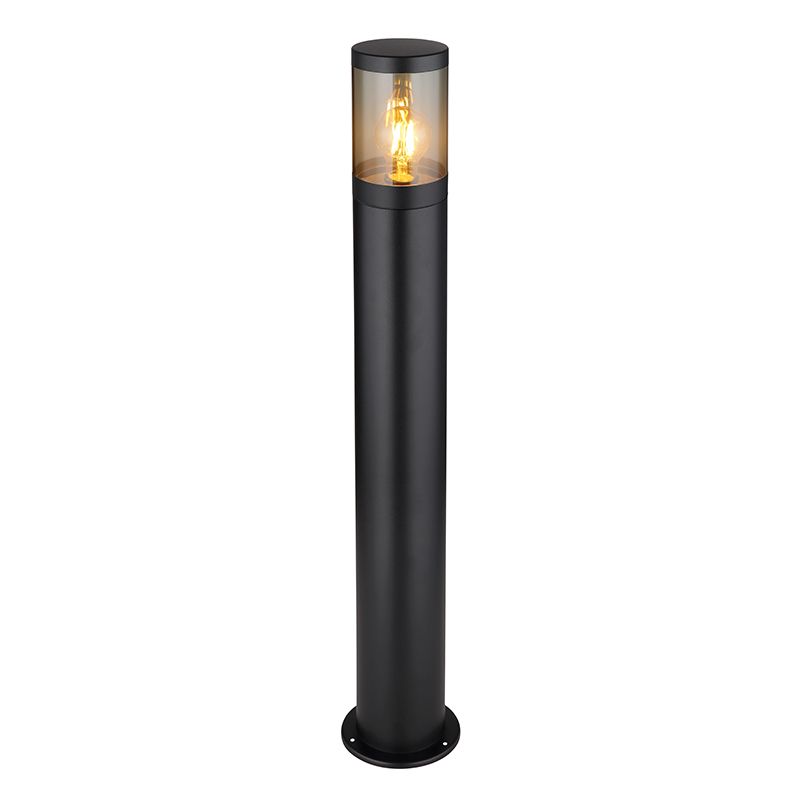 Zwarte moderne buitenlamp rvs, Lambert, IP44 | Lampgigant