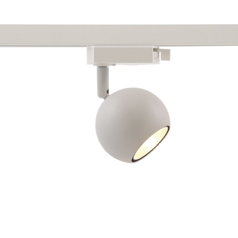 3M wit 1-fase railverlichting systeem + 5 Alco railspots | Lampgigant