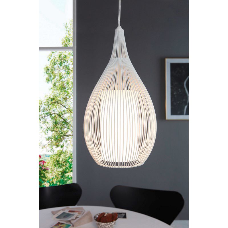 Witte design hanglamp glas, Maritima | Lampgigant