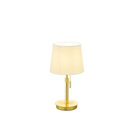 Messing tafellamp modern, Niva, met trekschakelaar | Lampgigant